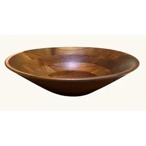 Vermillion | Dining | Vintage Vermillion Real Walnut 7 Pc Salad Bowl ...